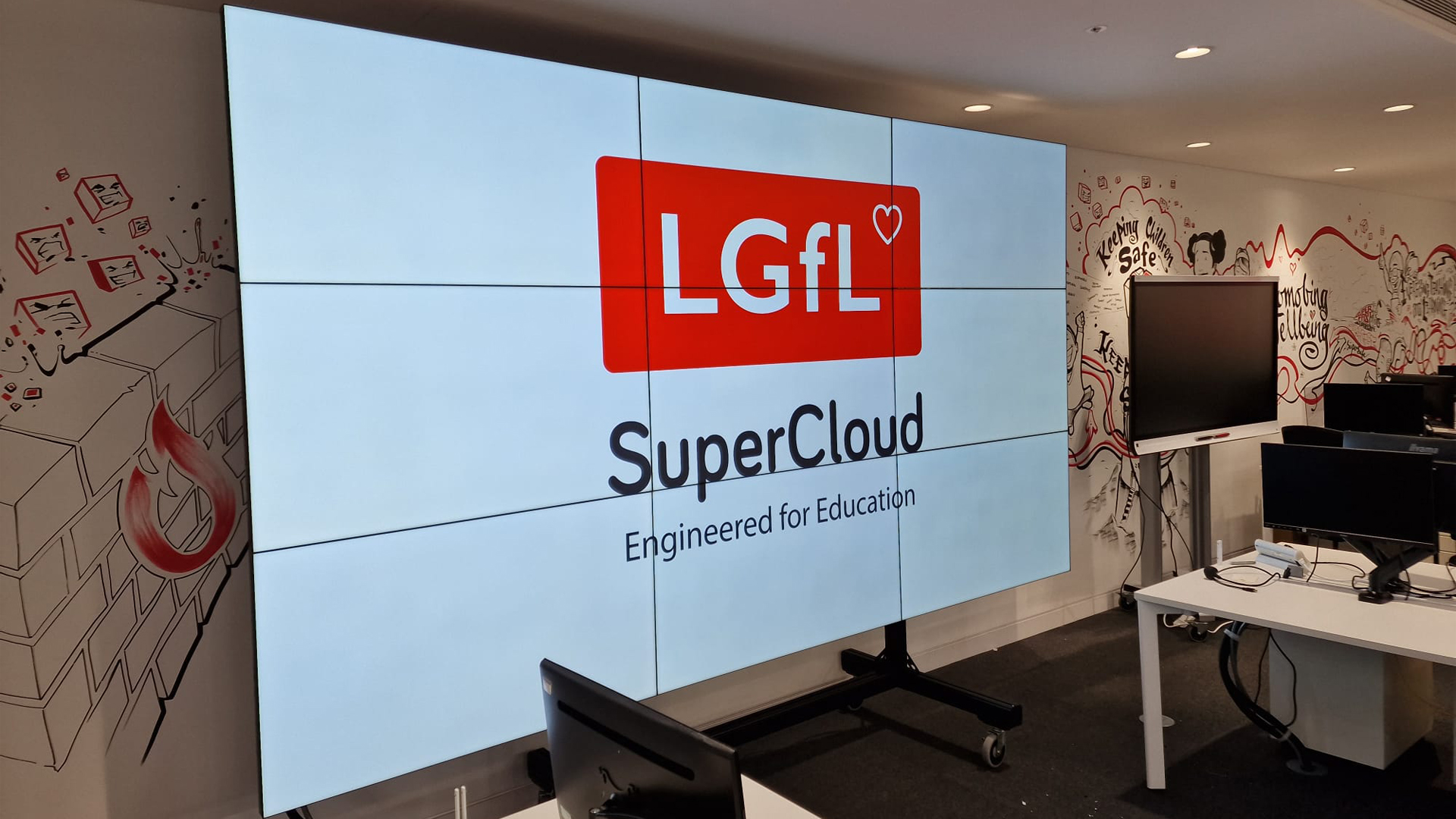 Handy AV - LGfL NOC Video Wall